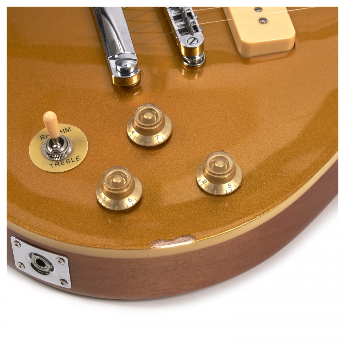New Jersey Select Electric Guitar by Gear4music, Glorious Gold ...