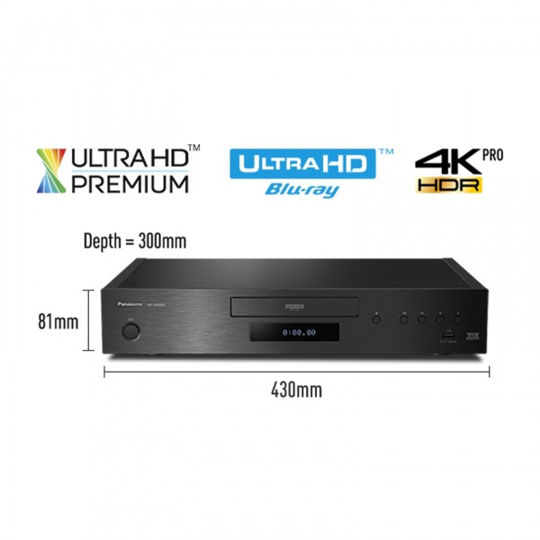 Panasonic DP-UB9000EBK Reference UHD Bluray Player at AV.com