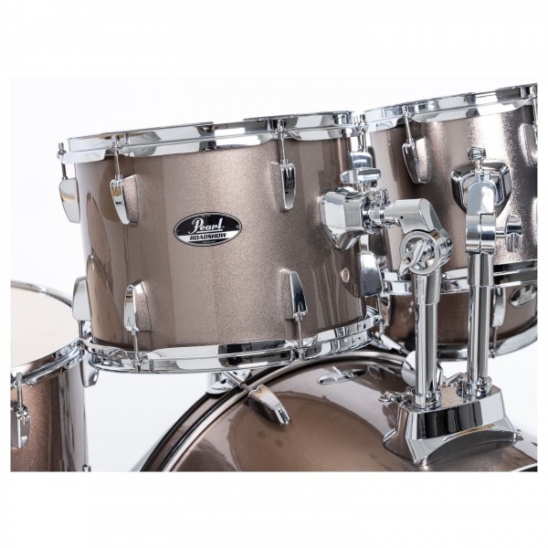 Pearl Roadshow 6pc Drum Kit w/Sabian Cymbals, Bronze Metallic at Gear4music