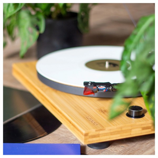 Lenco LBT-335 Bluetooth Turntable, Bamboo at Gear4music