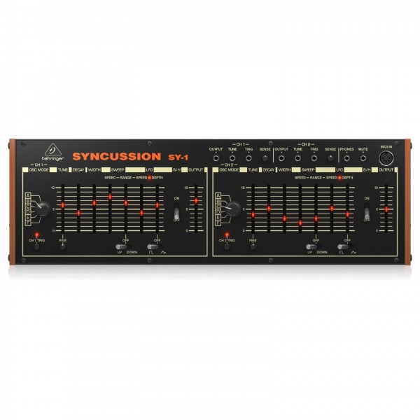Behringer Syncussion SY-1 Analog Percussion Synthesizer at Gear4music