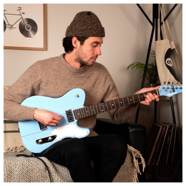 Shergold Telstar Standard ST14, Pastel Blue at Gear4music