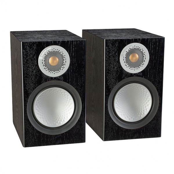 Monitor Audio Silver 50 6G Bookshelf Speakers (Pair), Black Oak at AV.com