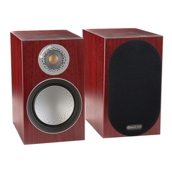 Monitor Audio Silver 50 6G Bookshelf Speakers (Pair), Rosenut at AV.com