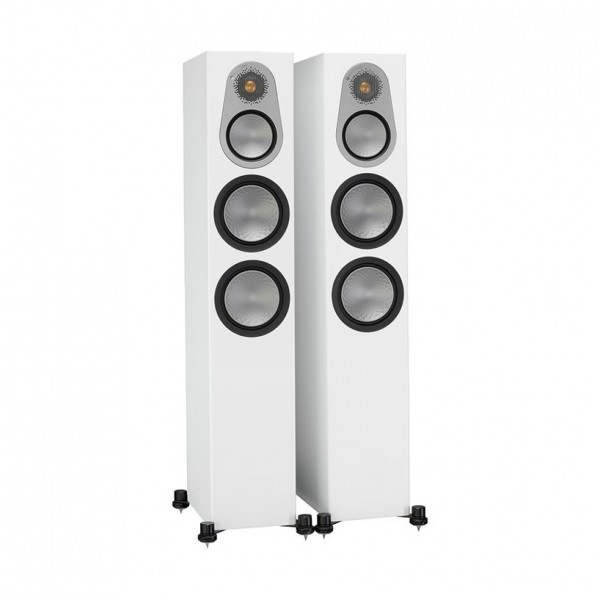 Monitor Audio Silver 300 6G Floorstanding Speaker (Pair), Satin White ...