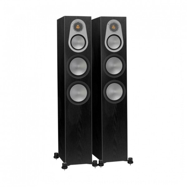Monitor Audio Silver 300 6G Floorstanding Speaker 6G (Pair) Black Oak ...