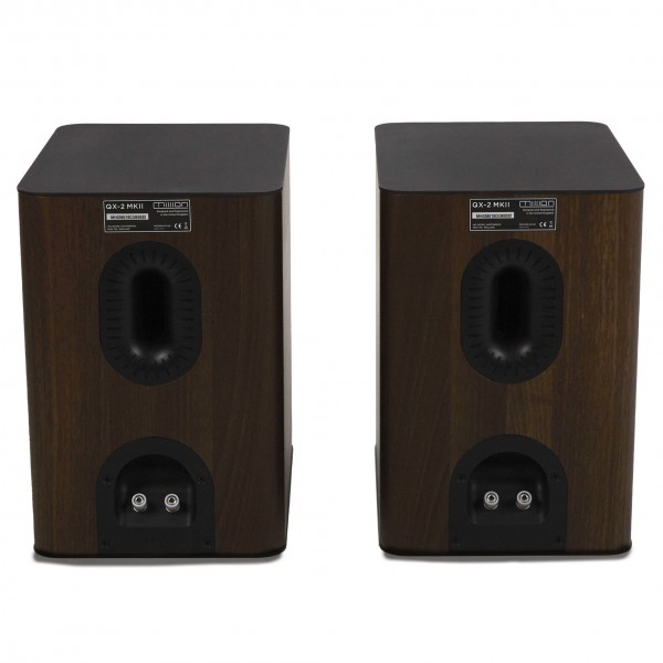 Mission QX-2 MkII Bookshelf Speakers (Pair), Walnut - Secondhand at AV.com