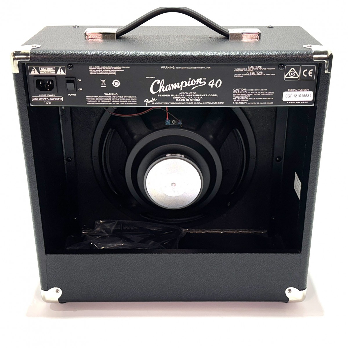 Fender Champion 40 Guitar Amplifier Combo with Effects - Secondhand at ...