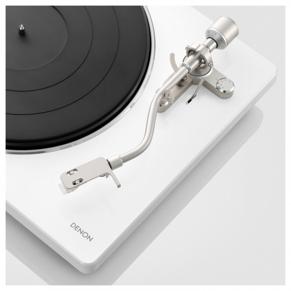 Denon DP-400 Hi-Fi Turntable, White at AV.com
