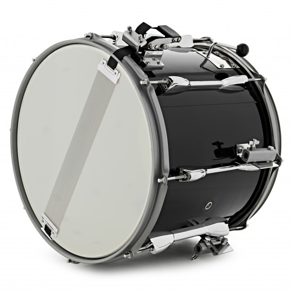 Olympic Marching 14" x 12" Traditional Snare Drum & Top Snare, Black ...