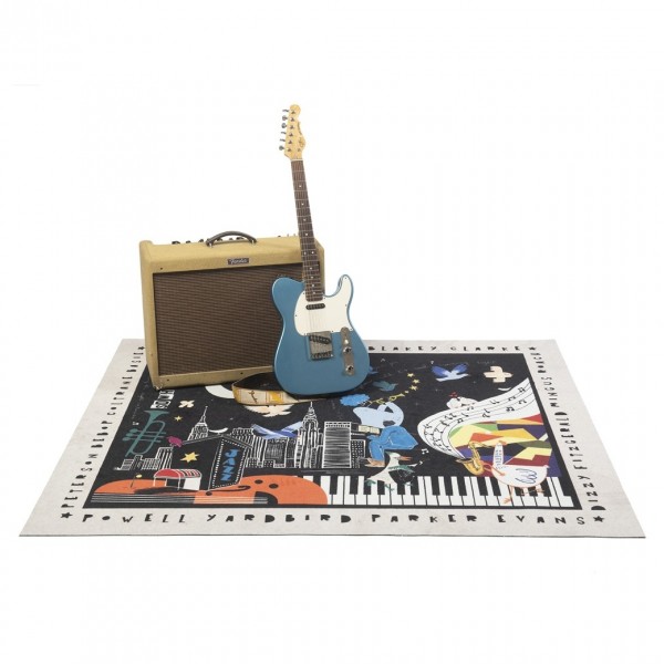 Drum N Base Vintage Club Series, Jazz Night 163cm x 142cm at Gear4music