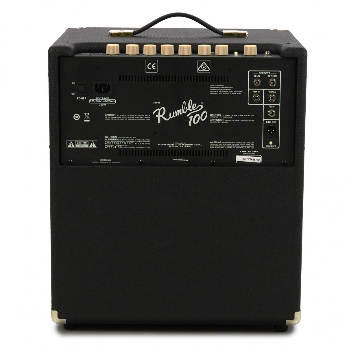 Fender Rumble 100 1x12 Bass Combo - Secondhand at Gear4music