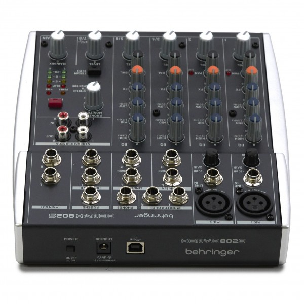 Behringer 802S Analog Mixer with USB Streaming Interface - Secondhand ...