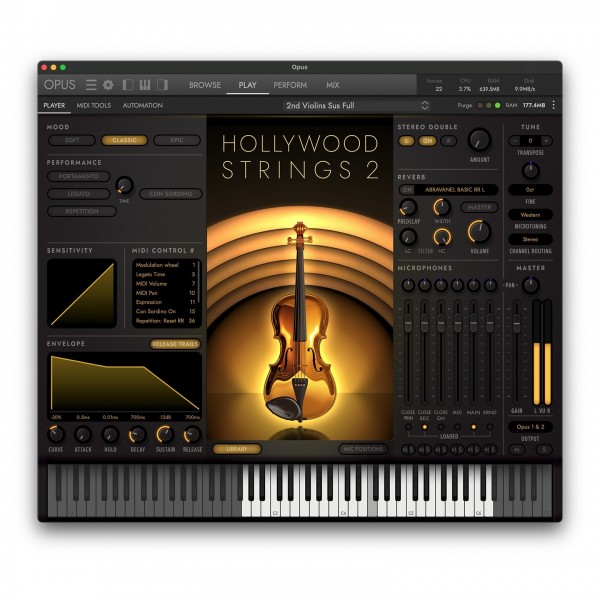 EastWest Hollywood Strings 2 at Gear4music