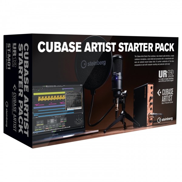 Cubase Artist Starter Pack - UR12B, Mic & Cubase Artist at Gear4music