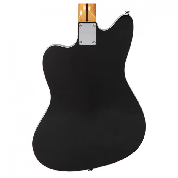 Vintage REVO Surfmaster Quad Thinline Offset, Boulevard Black at Gear4music