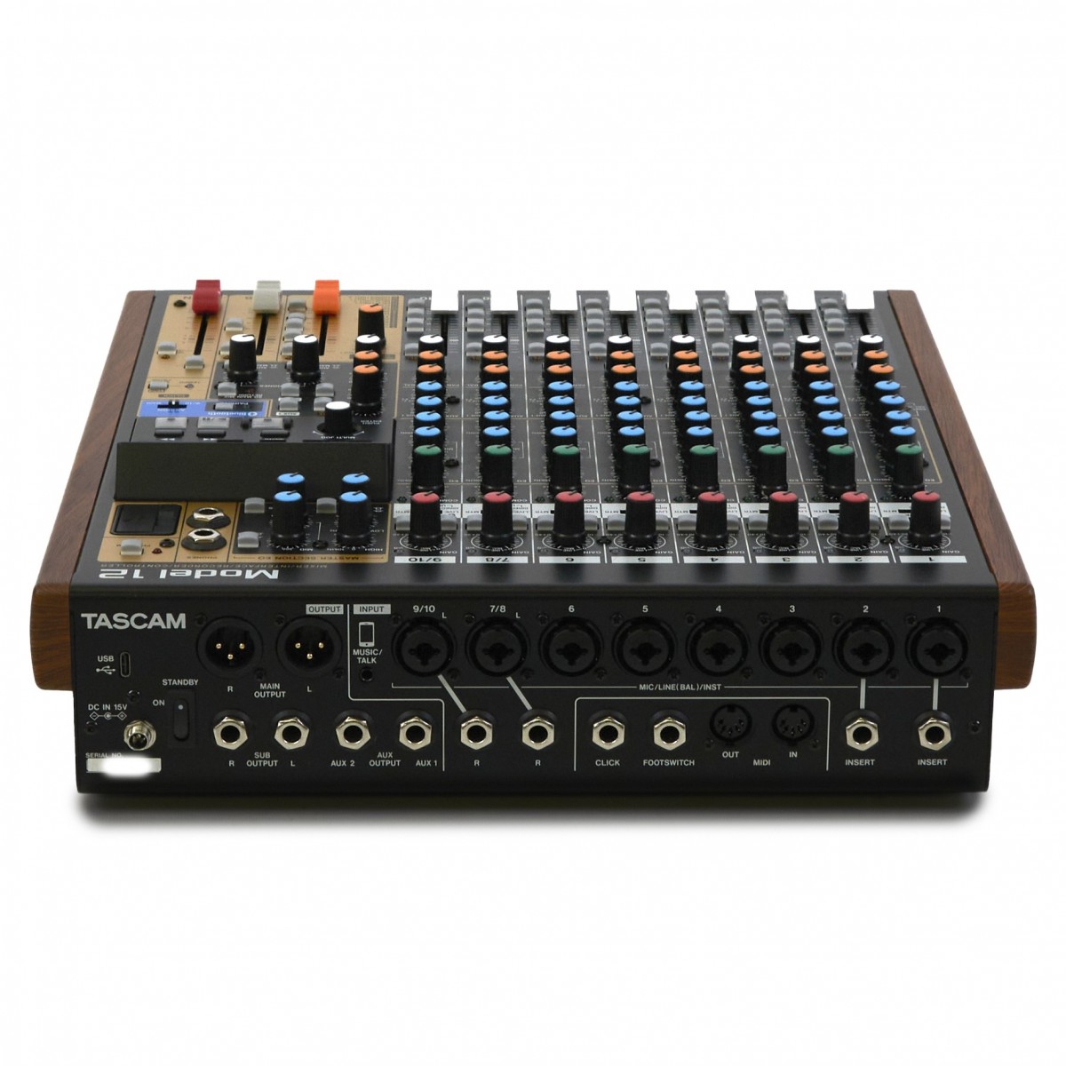 Tascam Model 12 Analog Mixer with Digital Recorder - Secondhand at ...