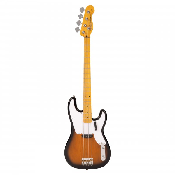 Vintage V51 ReIssued Bass, Two Tone Sunburst at Gear4music