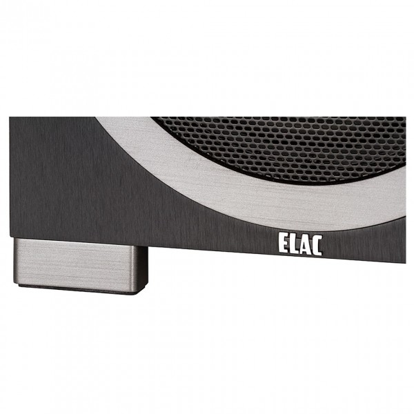 ELAC Debut S12EQ Brushed Vinyl Subwoofer, Black at AV.com