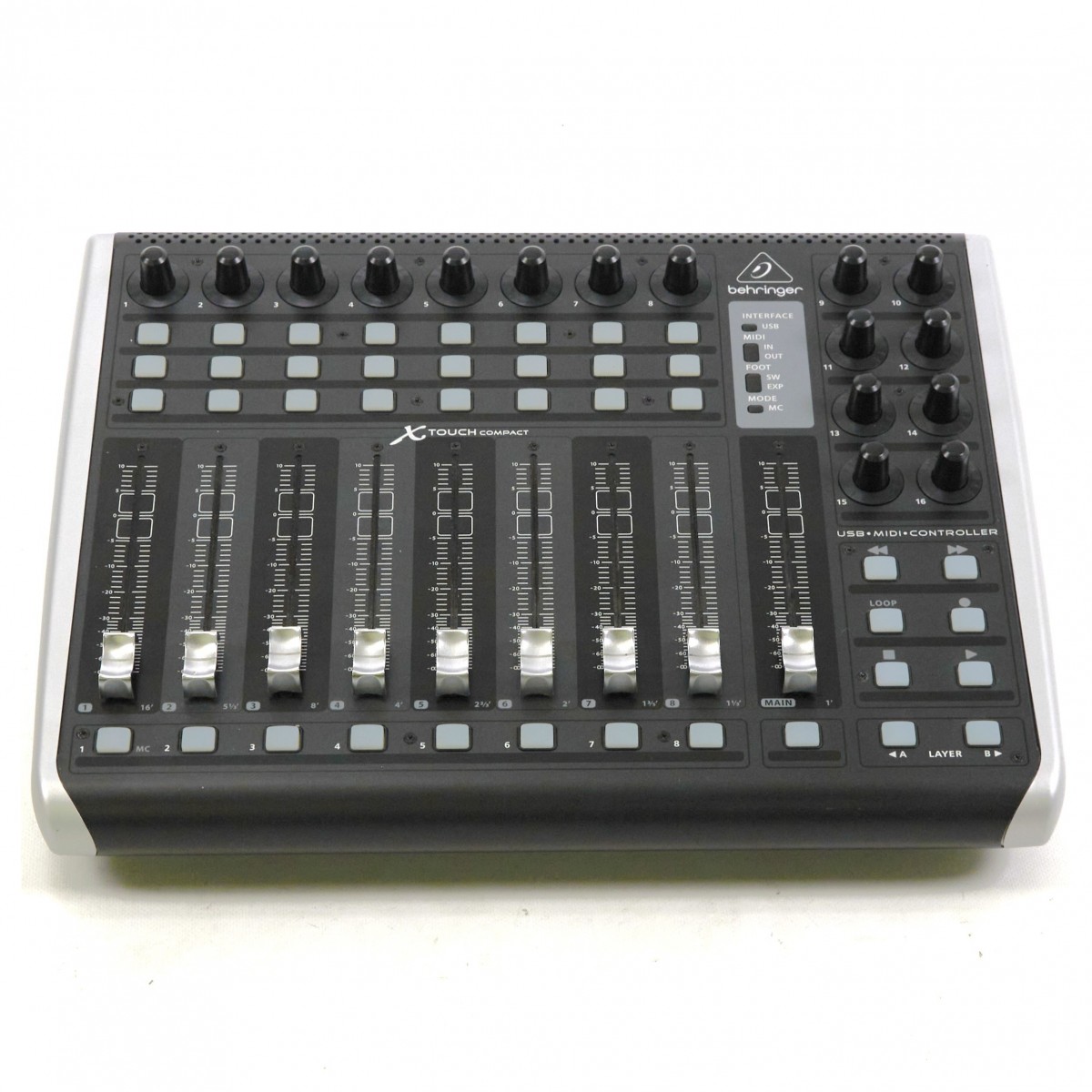 Motorized Faders DAW Control COMPACT USB/MIDI Controller - 9 Motor ...