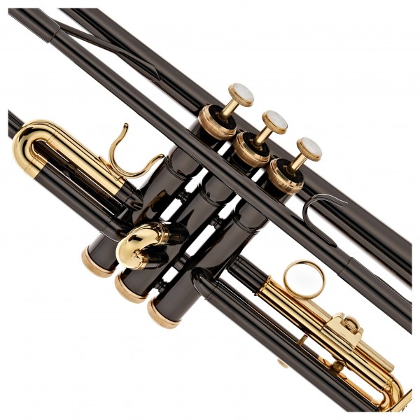 Roy Benson TR101K Trumpet, Black and Gold at Gear4music