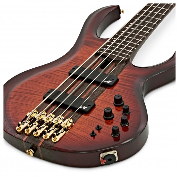 Ibanez BTB1905 Premium 5 String Bass, Brown Topaz Burst at Gear4music