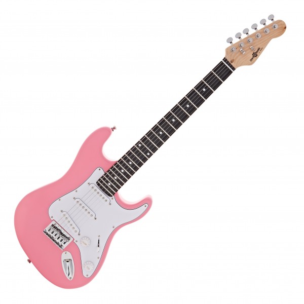 3/4 LA Electric Guitar Pink, 10W Guitar Amp & Accessory Pack at Gear4music