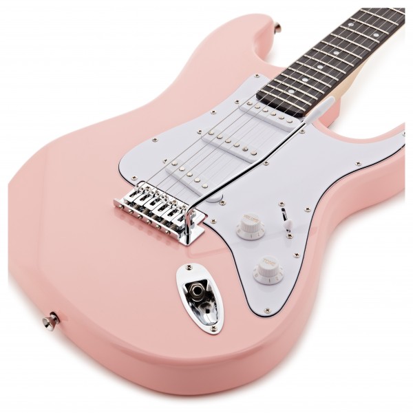 LA Electric Guitar Pink, 15W Guitar Amp & Ultimate Accessory Pack at ...