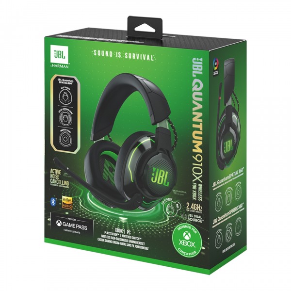 JBL Quantum 910X Wireless Gaming Headset for Xbox, Black at AV.com