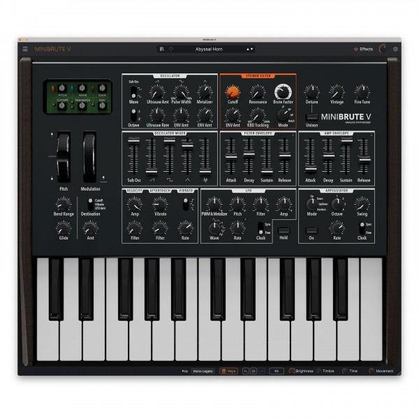 Arturia MiniBrute V at Gear4music