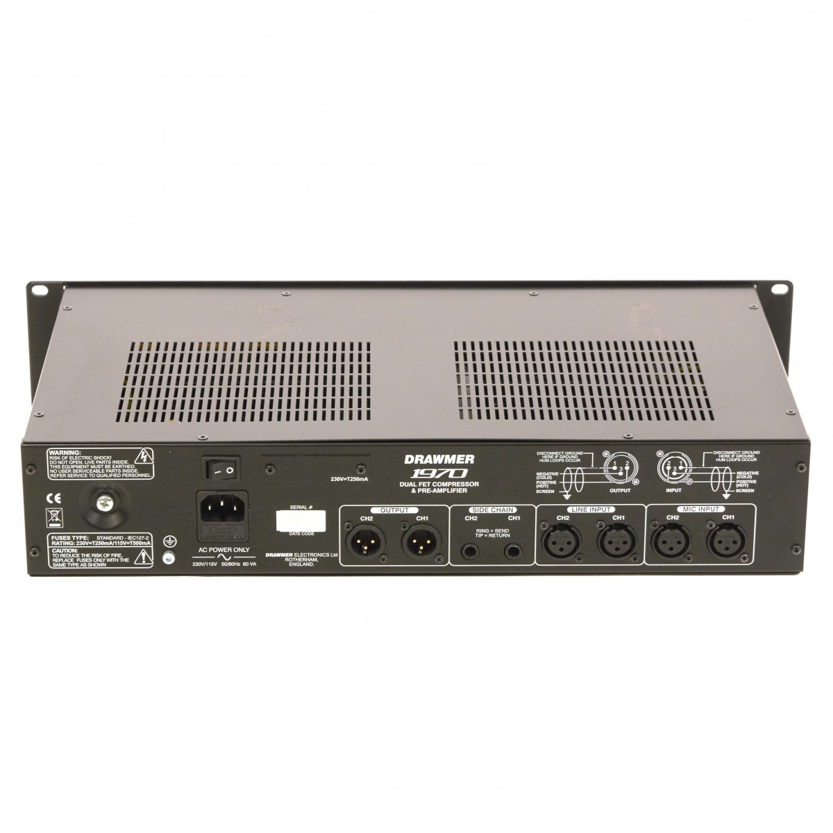 Drawmer 1970 Dual FET Compressor and Pre-Amp - Secondhand at Gear4music