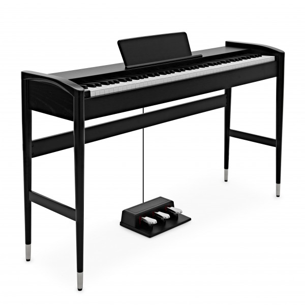 Keynote Contemporary Digital Piano with Bluetooth Matte Black, Stool Pack at Gear4music