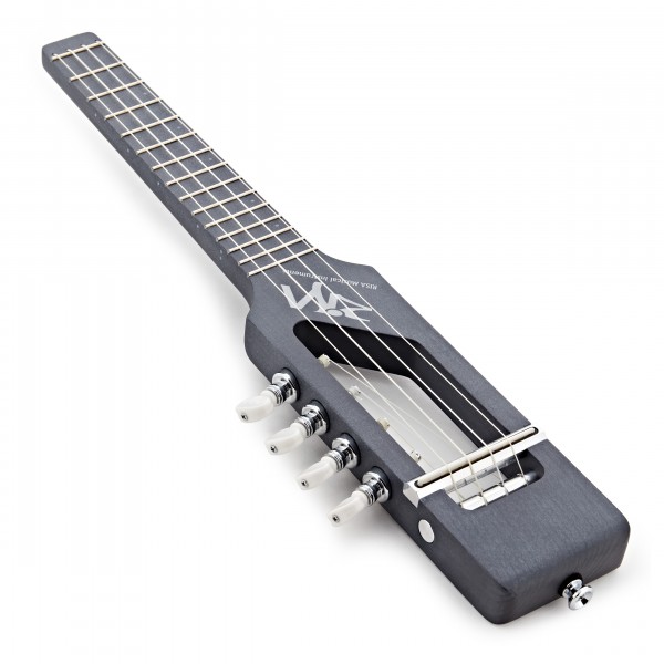 Risa Limited Edition Electric Soprano Uke, Solid Black at Gear4music