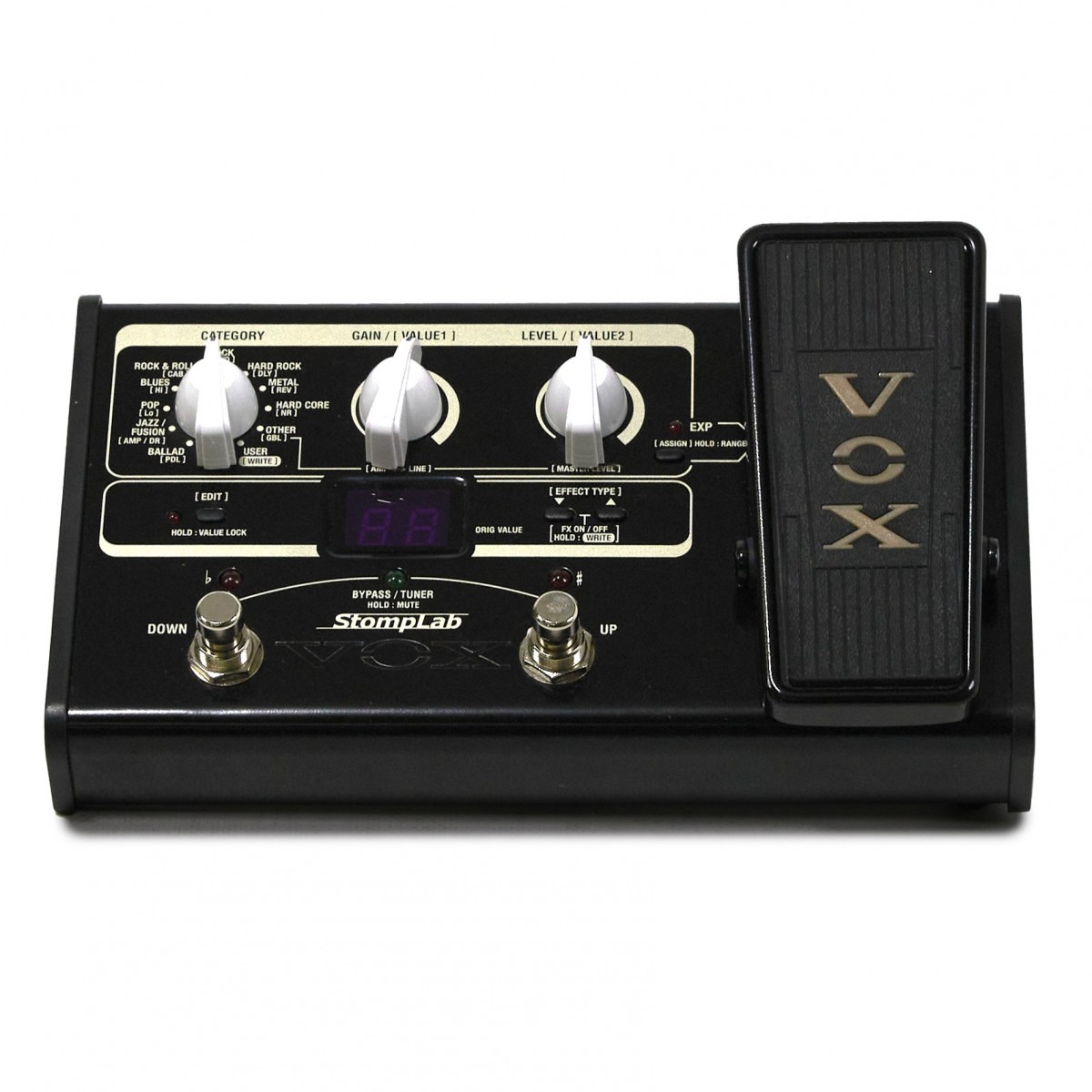 Vox StompLab IIG Guitar Multi-Effects with Expression Pedal ...