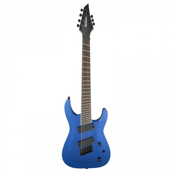 Jackson X Series SLAT7 FF Soloist 7-String, Metallic Blue at Gear4music