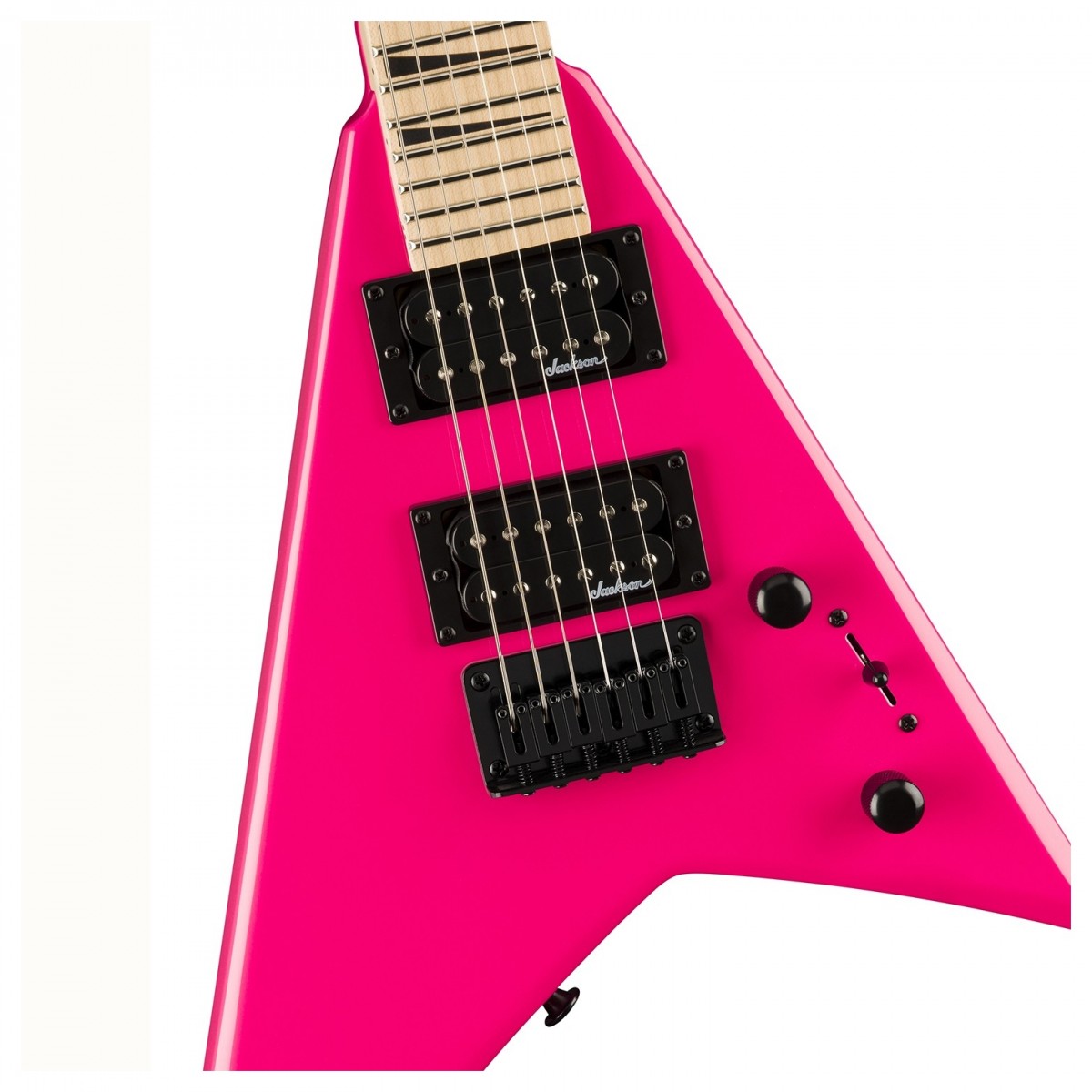 Jackson JS Series Rhoads Minion JS1X, Maple Fingerboard, Neon Pink ...