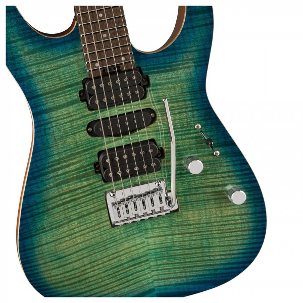 Charvel MJ DK24 HSH 2PT W Mahogany with Flame Maple, Wenge Fingerboard ...