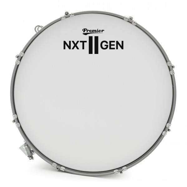 Premier NXT GEN Marching 24" x 10" Traditional Bass Drum, White at ...