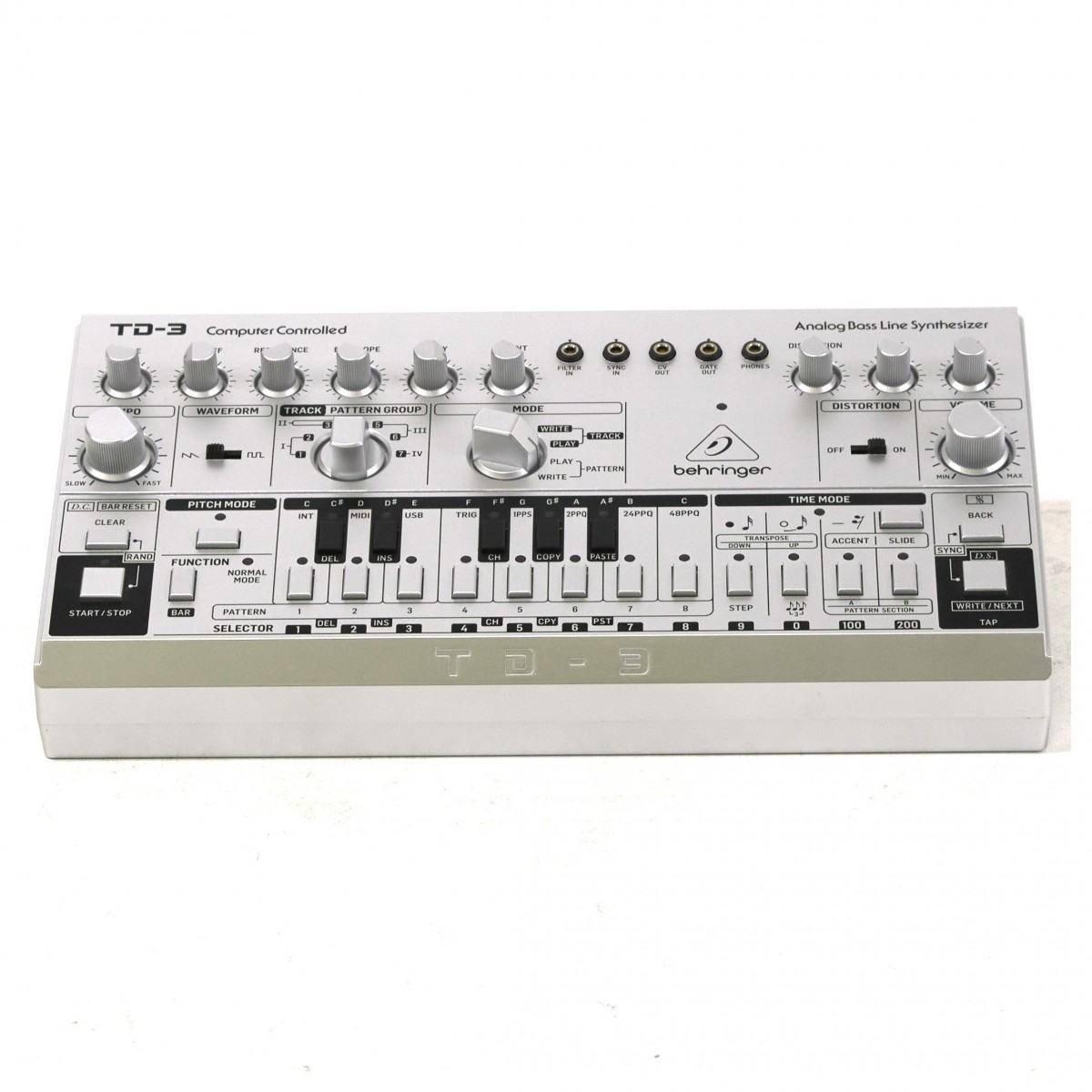 Behringer TD-3-SR Analog Bass Line Synthesizer, Silver - Secondhand at ...