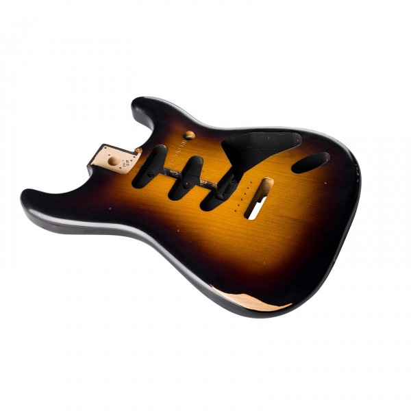 Fender Road Worn 50's Stratocaster SSS Alder Body, 2-Tone Sunburst at ...