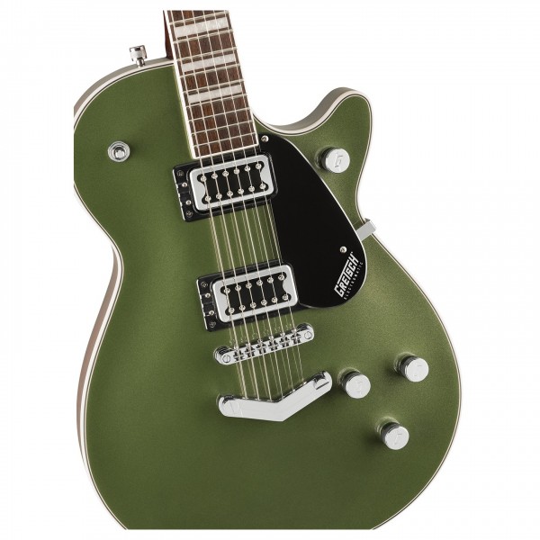 Gretsch G5220 Electromatic Jet BT Single-Cut with V-Stoptail, Laurel Fingerboard, Olive Metallic ...