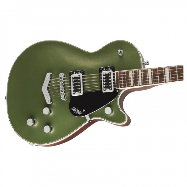 Gretsch G5220 Electromatic Jet BT Single-Cut with V-Stoptail, Laurel Fingerboard, Olive Metallic ...