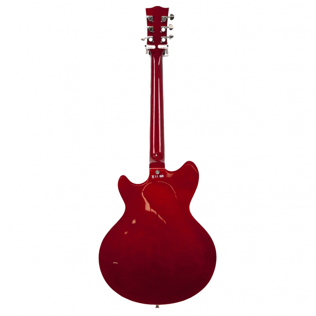 San Francisco Semi Acoustic Guitar by Gear4music, Wine Red - Secondhand ...