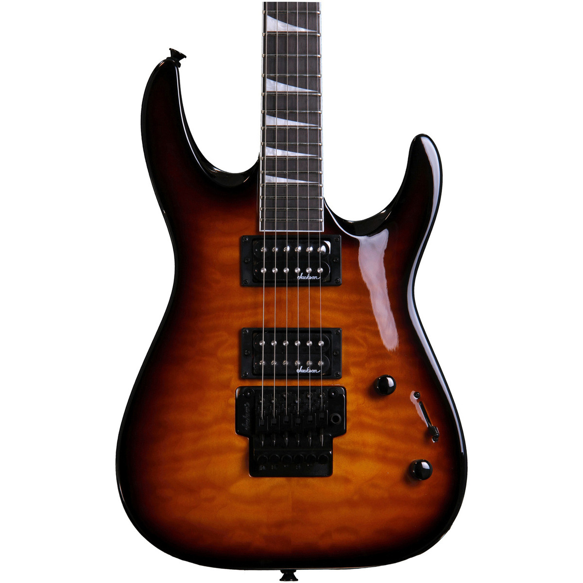 DISC Jackson JS32Q Dinky gitara elektryczna, Trans Amber | Gear4music