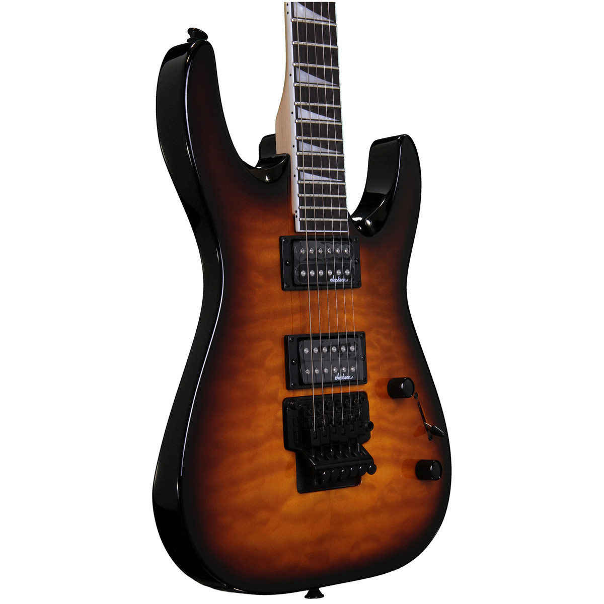 DISC Jackson JS32Q Dinky gitara elektryczna, Trans Amber | Gear4music
