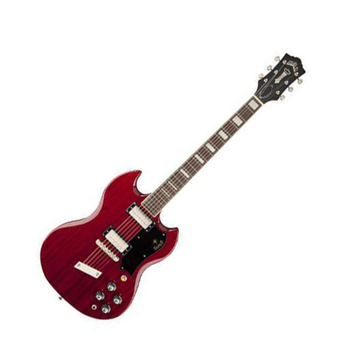 Guild Newark St S-100 Polara, Cherry Red at Gear4music