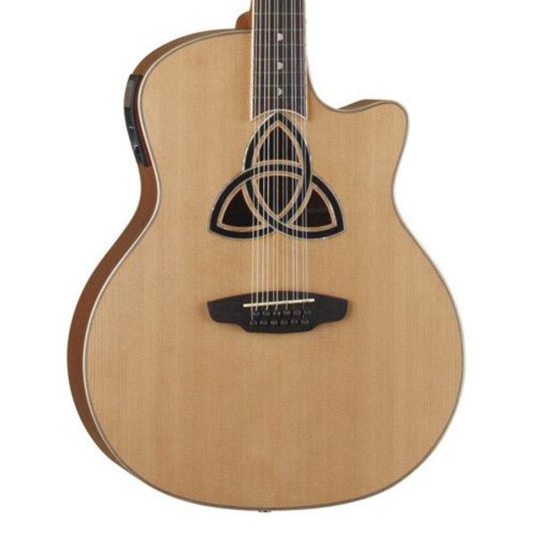 DISC Luna Trinity 12 String Grand Concert Electro Acoustic Guitar at ...