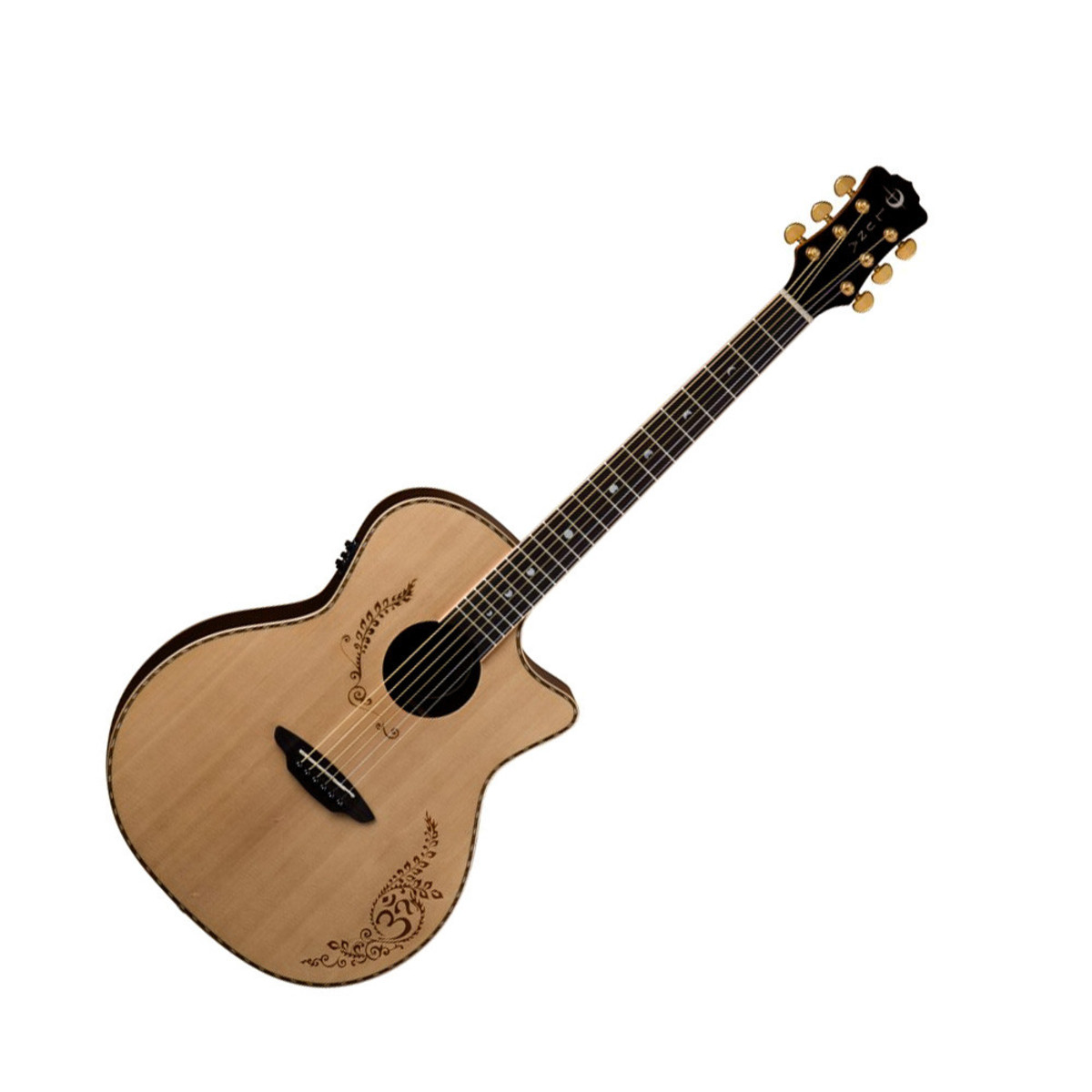 DISC Luna Vicki Genfan Signature Electro Acoustic Guitar at Gear4music