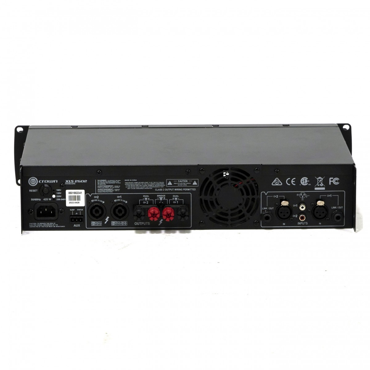 Crown XLS-2502 DriveCore 2 Stereo Power Amplifier - Secondhand at ...