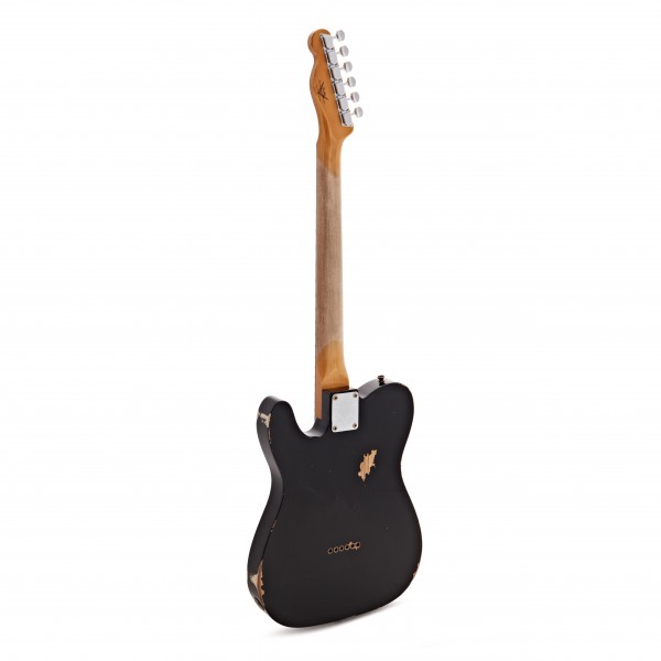 Fender Custom Shop Telecaster Thinline Relic, Faded Black #CZ576345 at ...